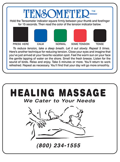 Tension Measurement Card | Stress Indicator